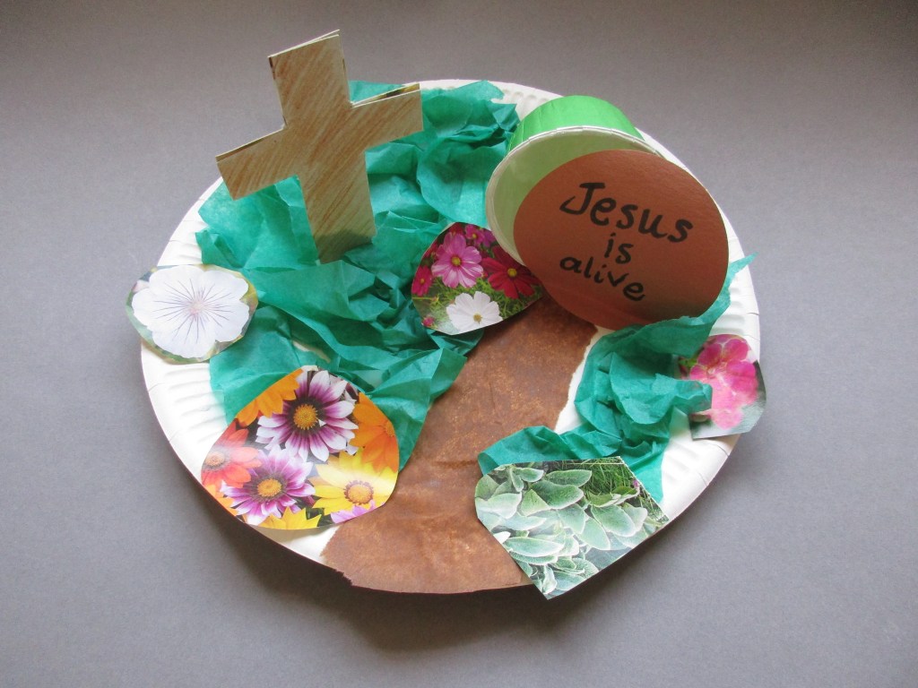 Easter Garden to make at home - Let their light shine!