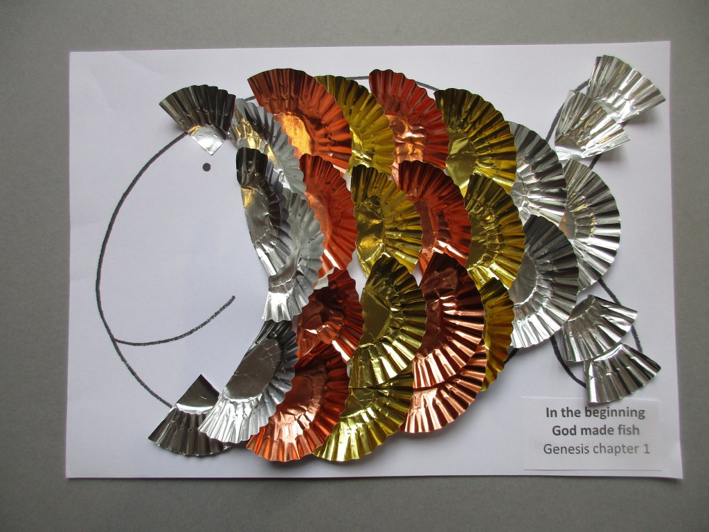 In the beginning God made – days 4-6 – craft ideas - Let their light shine!