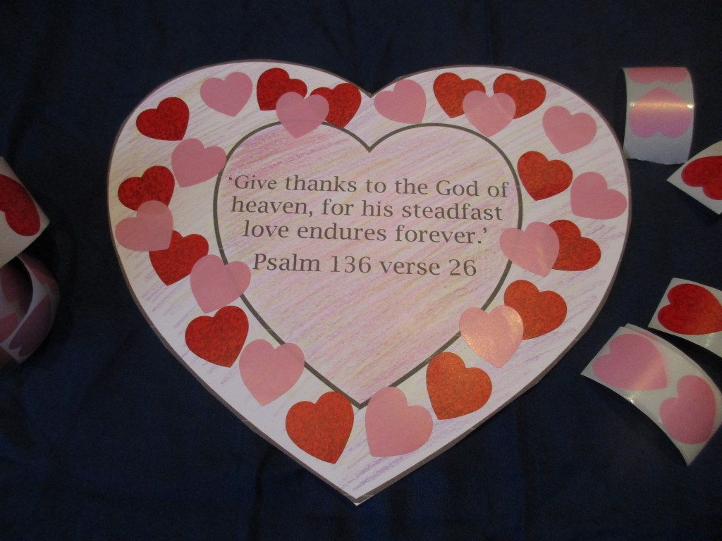 Valentine's Day Bible verse craft - Let their light shine!