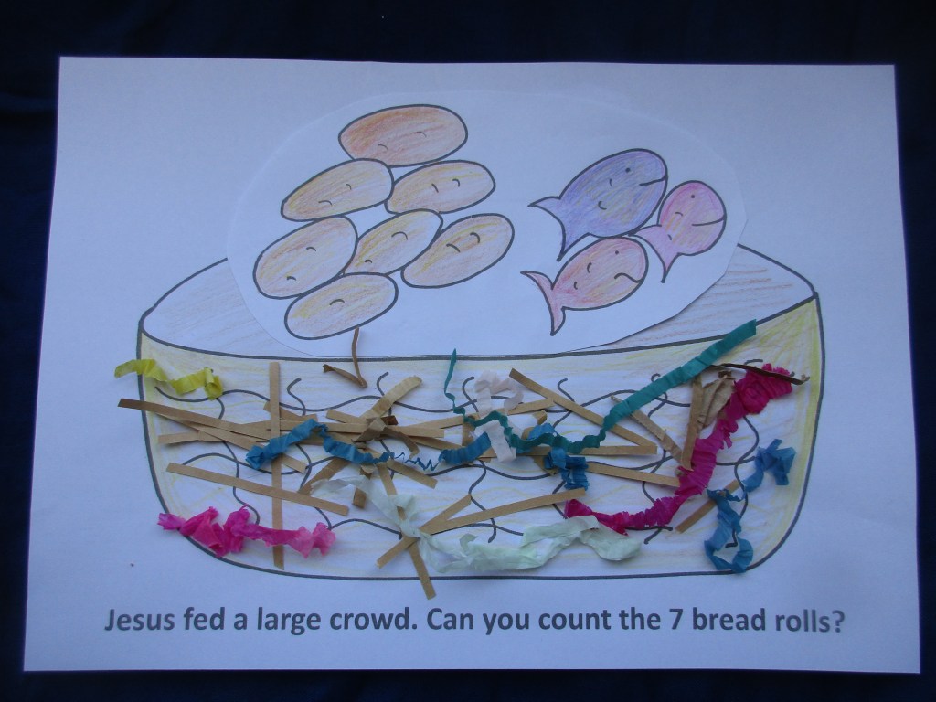 Jesus feeds four thousand people - Let their light shine!
